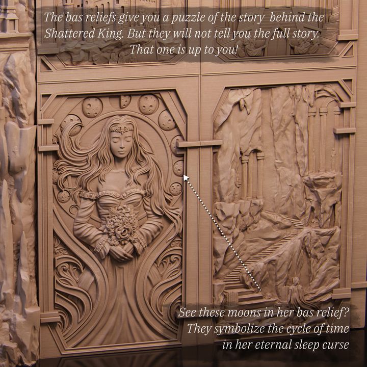 3D Printable BookNook of the Shattered King [presupported] by Nerikson